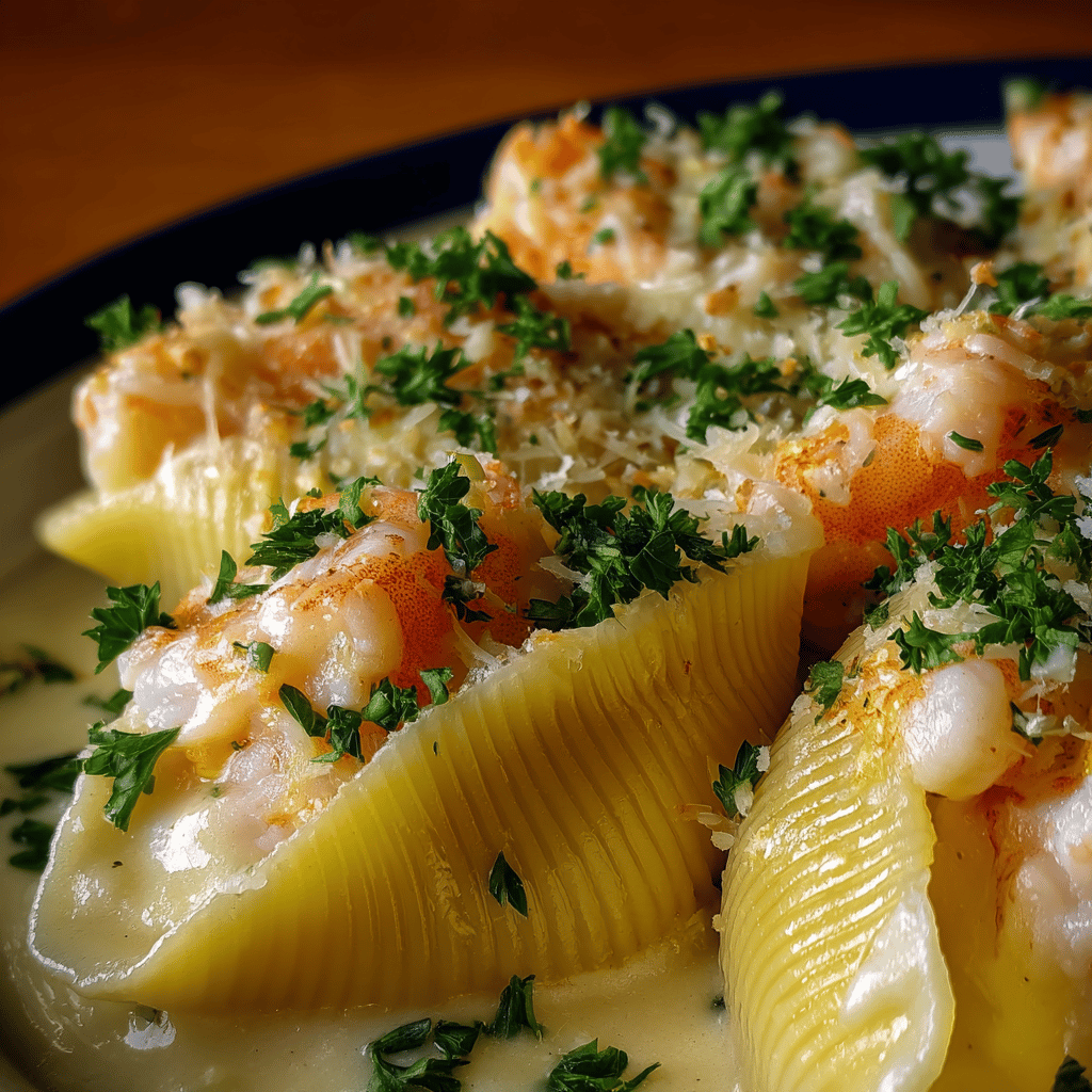 Garlic Butter Lobster-Filled Jumbo Pasta Shells Recipe - A Culinary ...