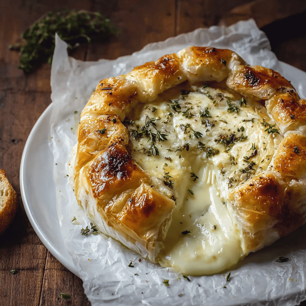 Garlic Butter Baked Brie Recipe - A Cheesy Affair to Remember