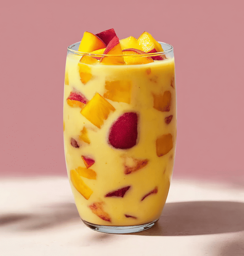 Refreshingly Delicious Iced Peach Colada Recipe