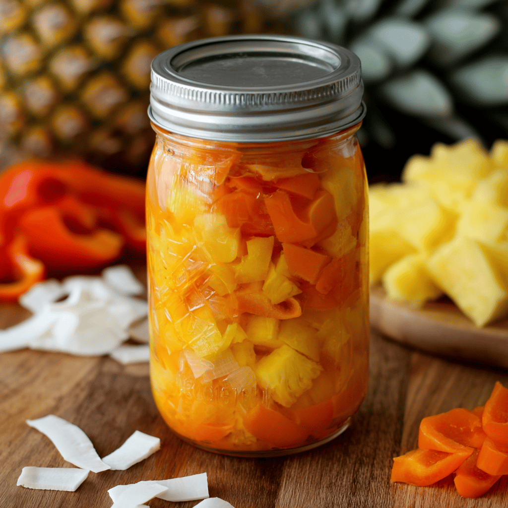 Tropical Fermented Pineapple Habanero Hot Sauce Recipe